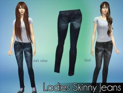 Ladies Skinny Jeans - The Sims 4 Catalog