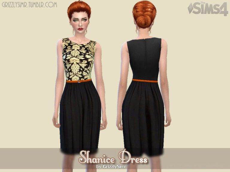 Shanice Dress - The Sims 4 Catalog