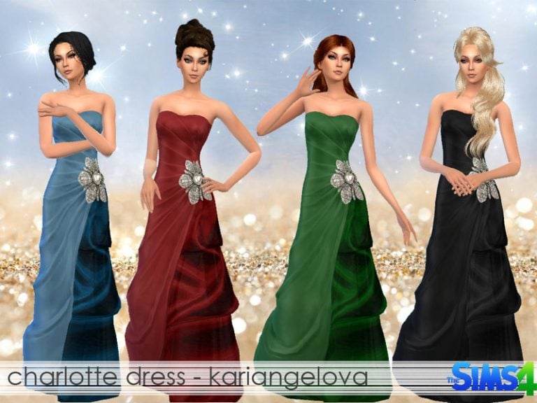 Charlotte Dress - The Sims 4 Catalog
