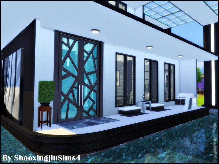 Modern Luxury Library - The Sims 4 Catalog