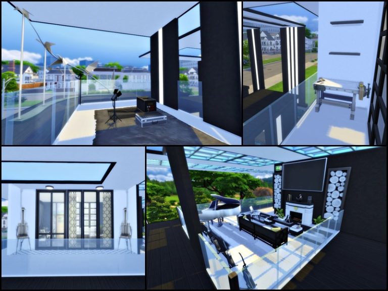 Modern Luxury Library - The Sims 4 Catalog