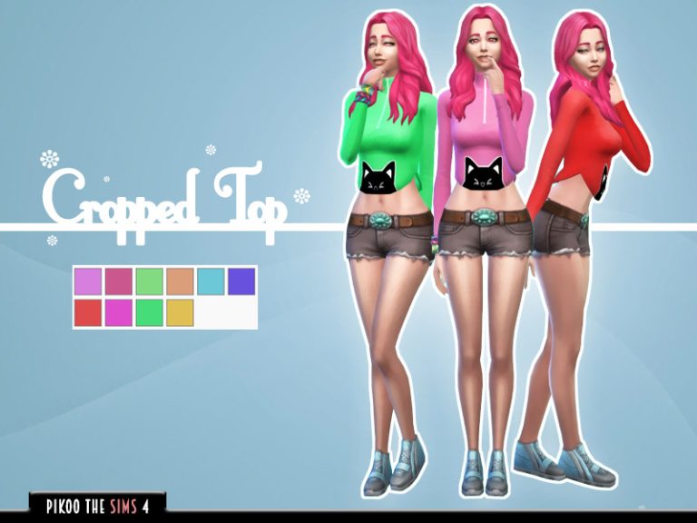 [TS4]_PikooFemTop08 - The Sims 4 Catalog