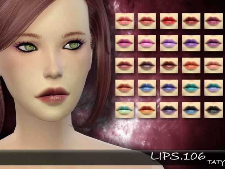 [Ts4]Taty_Lips_106 - The Sims 4 Catalog