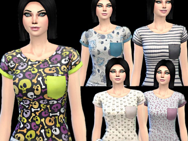 Top with pocket - The Sims 4 Catalog