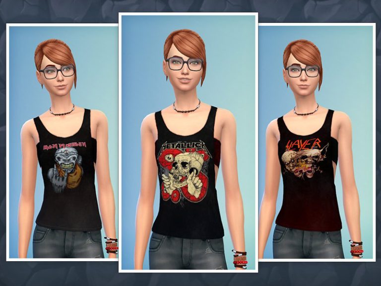 Metal Tank Top - Get to Work needed - The Sims 4 Catalog