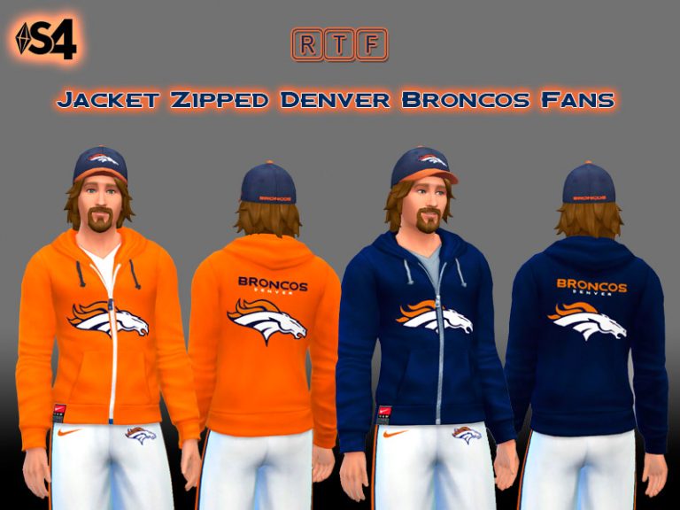 Set Denver Broncos Fans - The Sims 4 Catalog
