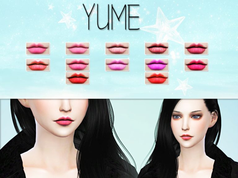 YUME Shaheen Lipstick - The Sims 4 Catalog