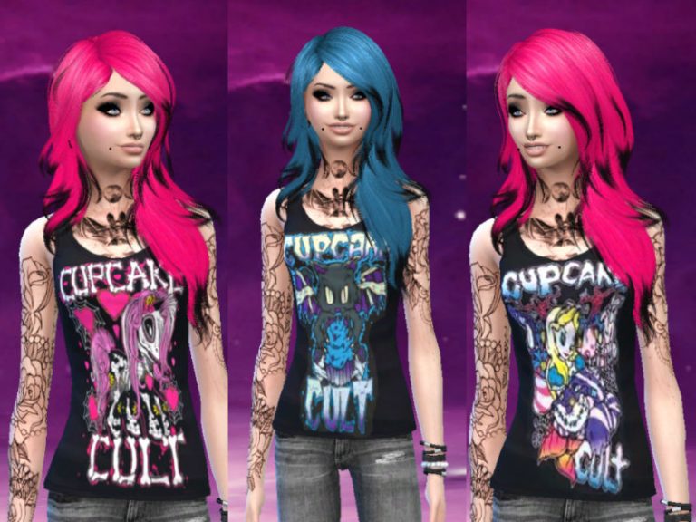 Cupcake Cult tops - The Sims 4 Catalog