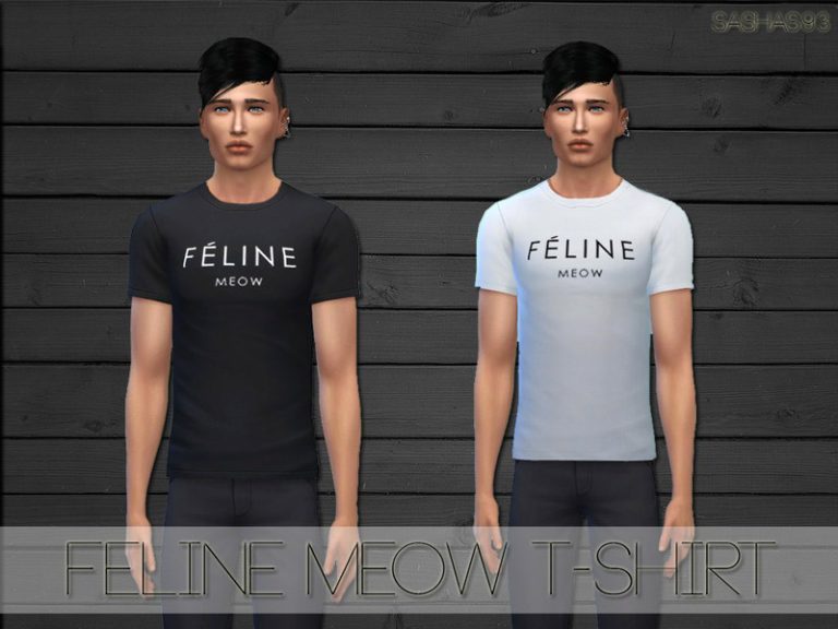 Feline Meow T-shirts - The Sims 4 Catalog