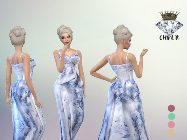 Baroque Dress - The Sims 4 Catalog