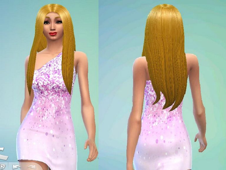 Pink Glitter Cocktail Strap Dress * NOT DEFAULT * - The Sims 4 Catalog
