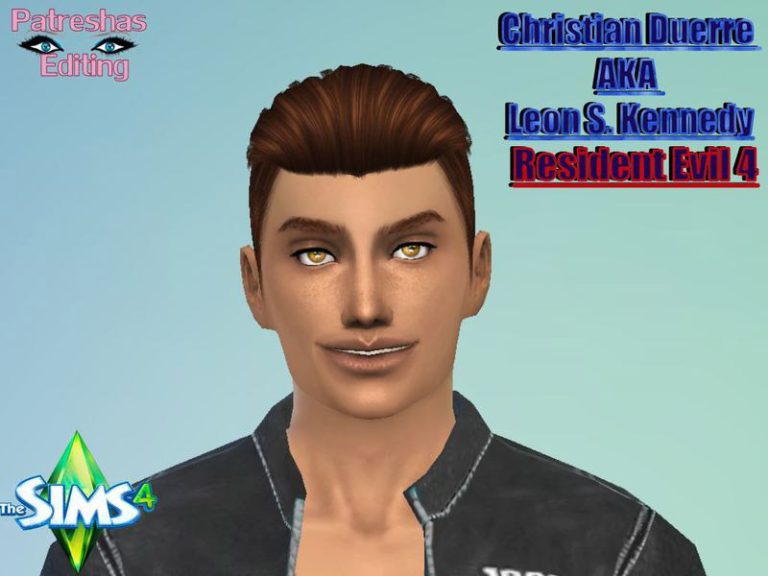 Christian Duerre AKA Leon S. Kennedy By Patreshas Editing - The Sims 4 ...