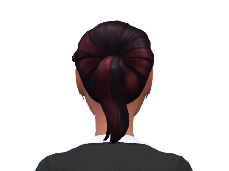 Ponytail With Braid Recolor - The Sims 4 Catalog