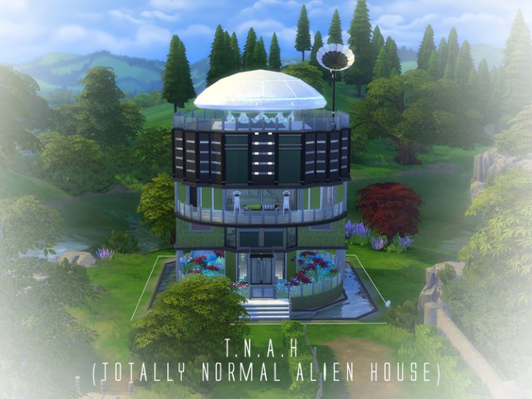 T.N.A.H Totally Normal Alien House - The Sims 4 Catalog