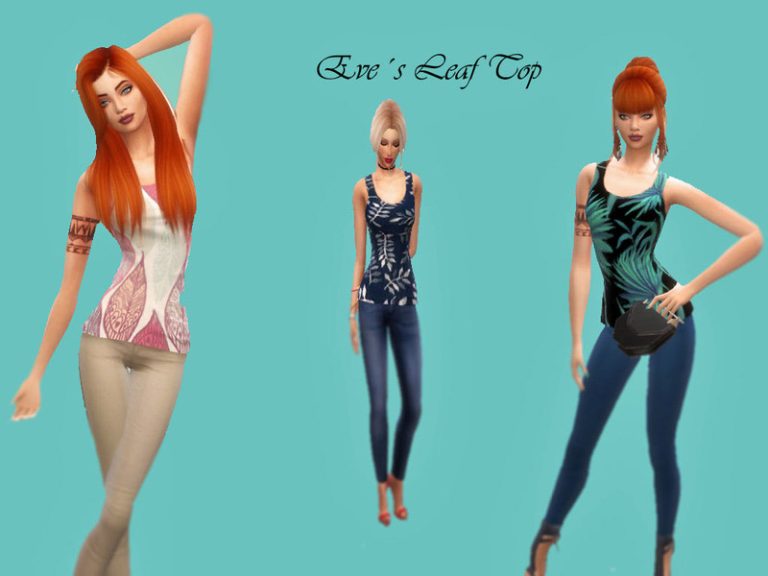 Eve?s Leaf Top - The Sims 4 Catalog