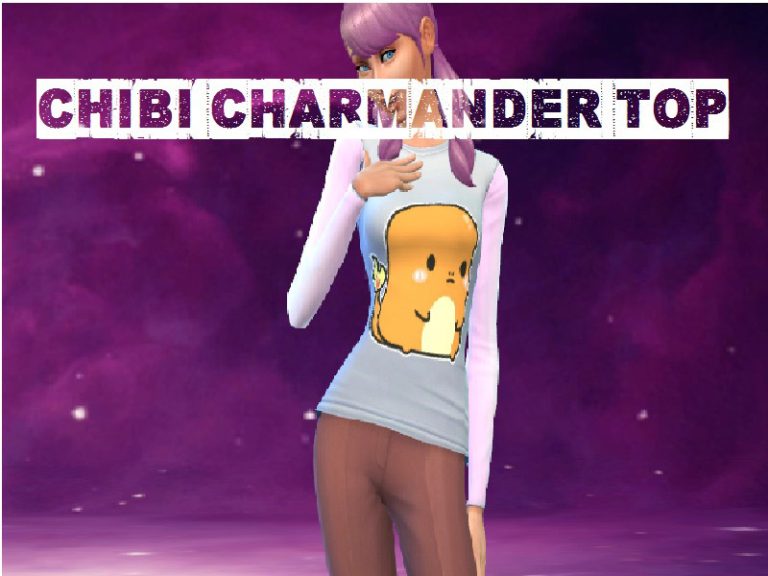 Chibi Charmander Top - The Sims 4 Catalog