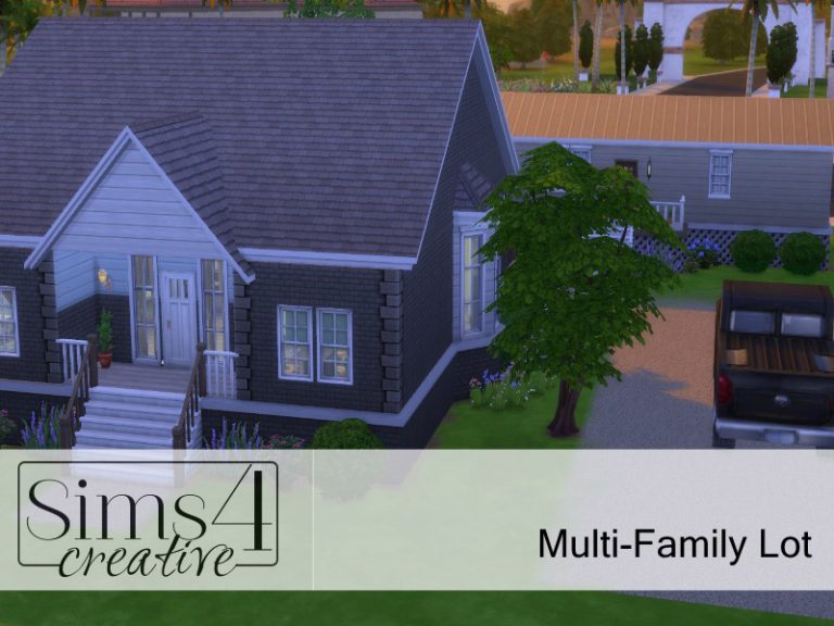 All in the Family Multi-Family Lot - The Sims 4 Catalog