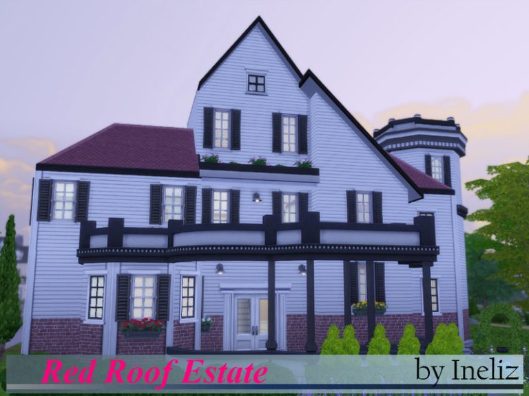 Red Roof Estate - The Sims 4 Catalog