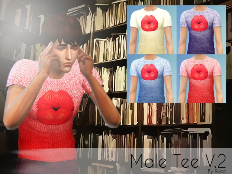Male Tee v2 - The Sims 4 Catalog
