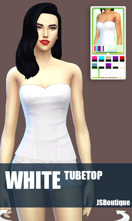 White set clothing - The Sims 4 Catalog