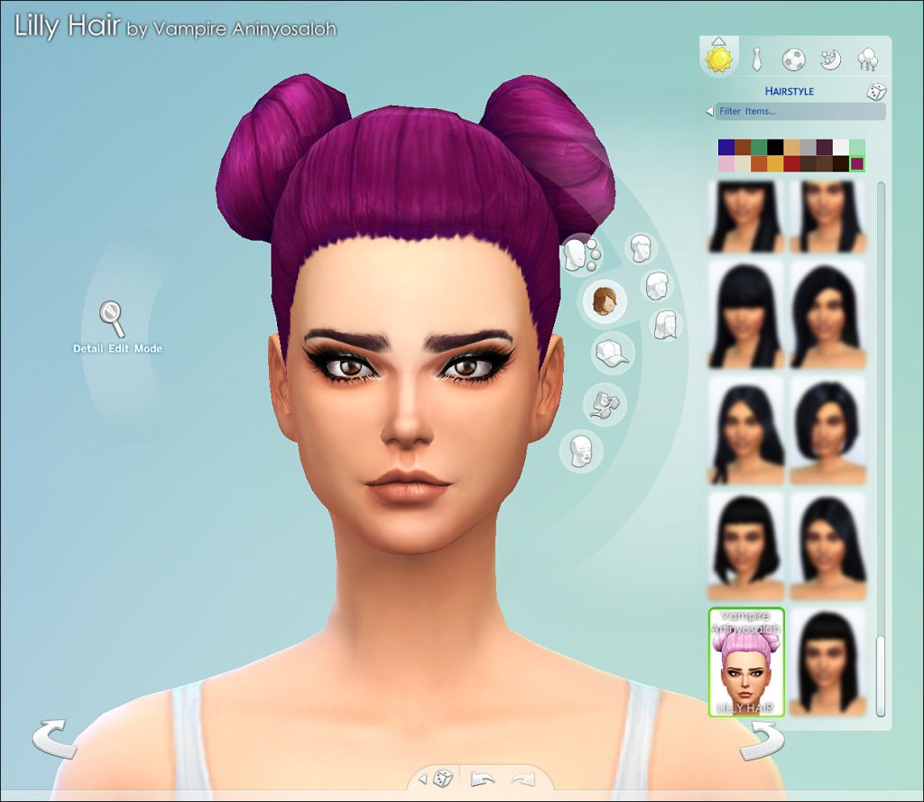 Lilly Hair NEW MESH - The Sims 4 Catalog