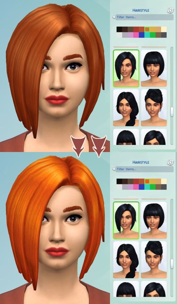 Ginger All The Hairs Female Edition - The Sims 4 Catalog