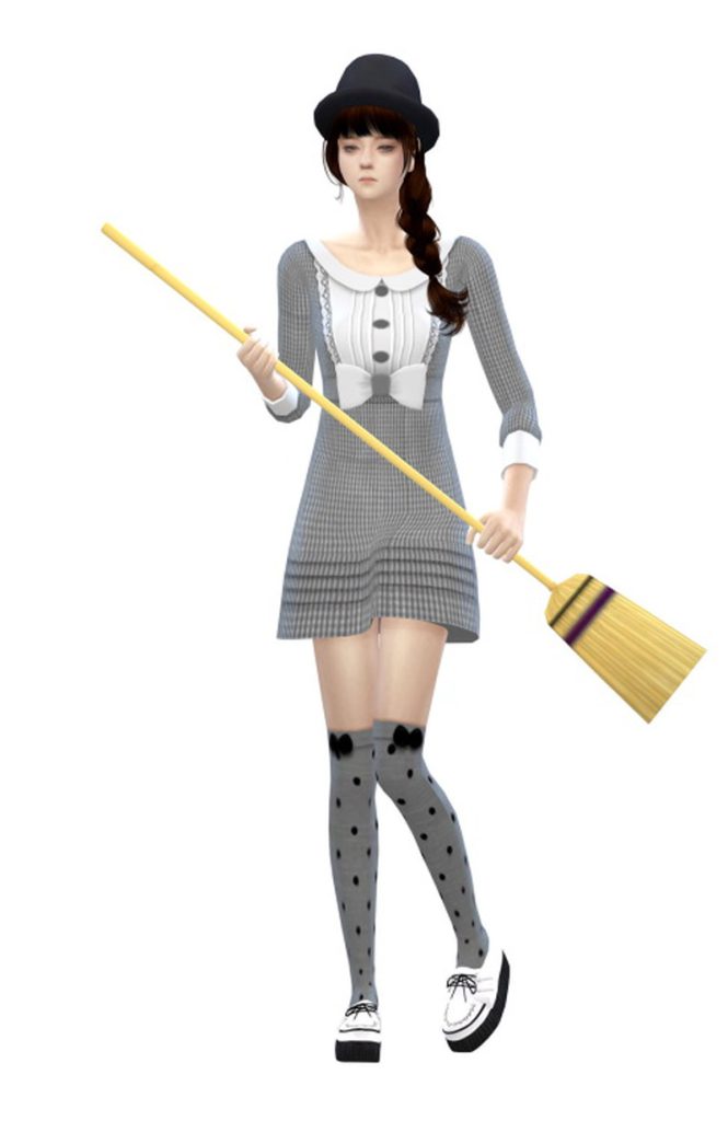 Broom girl set - The Sims 4 Catalog