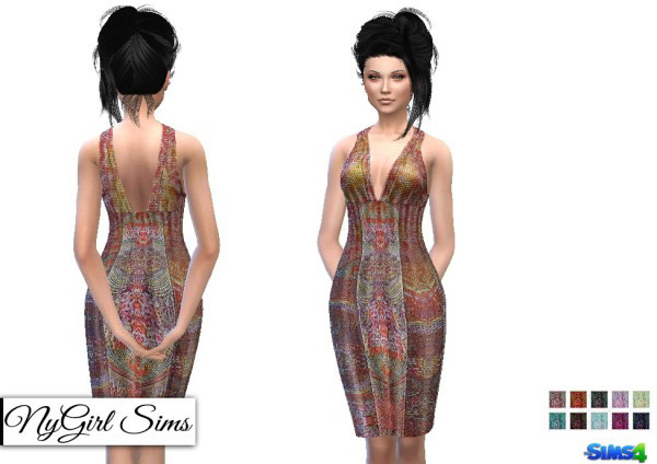 Tribal Dress Converted from TS2 - The Sims 4 Catalog