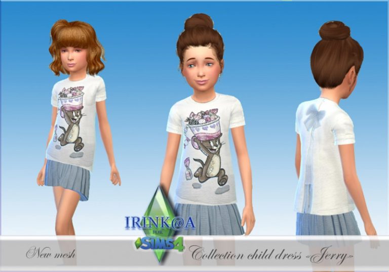 Jerry Collection dresses for kids - The Sims 4 Catalog