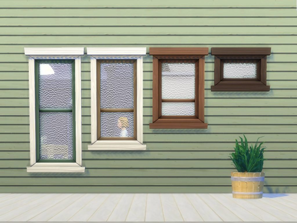 Rolled Glass Windows - The Sims 4 Catalog