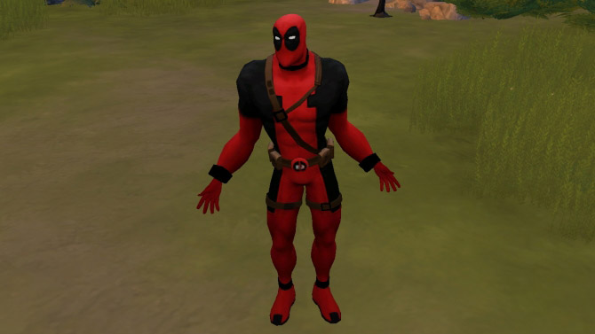 Deadpool Costume - The Sims 4 Catalog