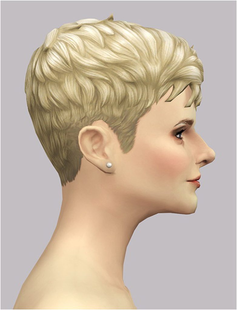 EP02 Messy Short Hair Edit F - The Sims 4 Catalog