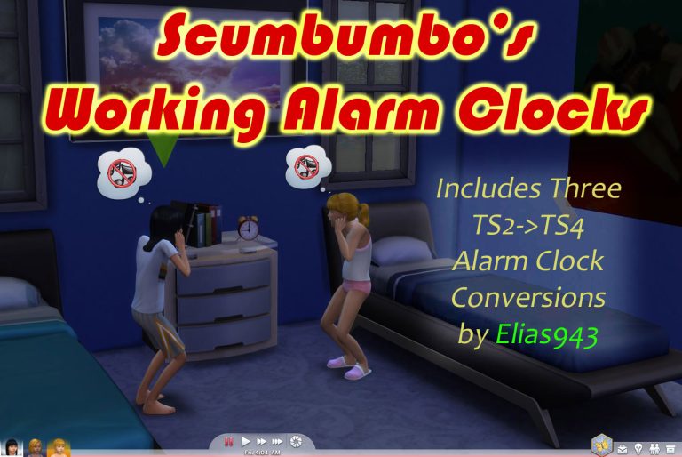 Working Alarm Clocks - The Sims 4 Catalog