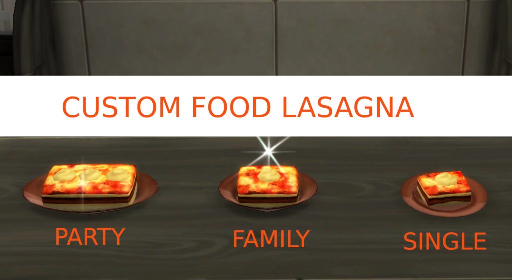Lasagna Custom food - The Sims 4 Catalog