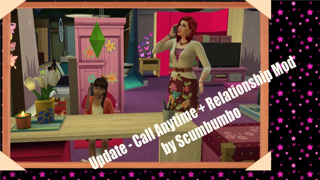 Call Anytime + Relationship Mod (original by Scumbumbo) - The Sims 4 ...