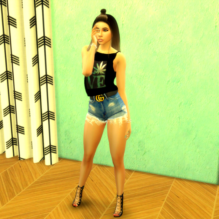 Isobel Top Weed Recolor - The Sims 4 Catalog