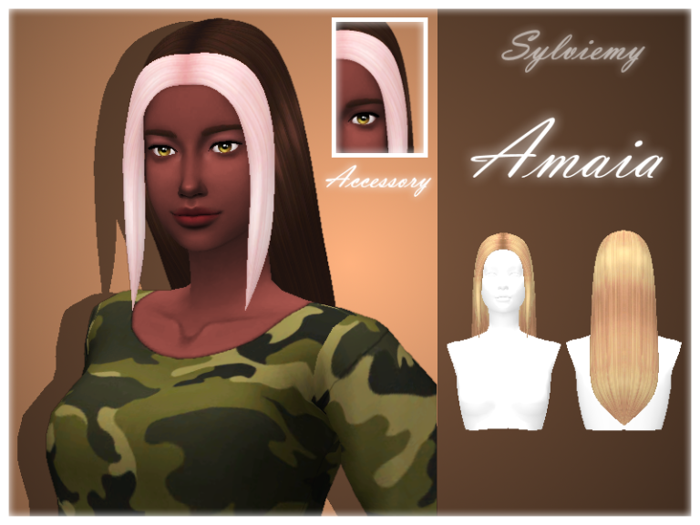 Amaia Hairstyle Set - The Sims 4 Catalog