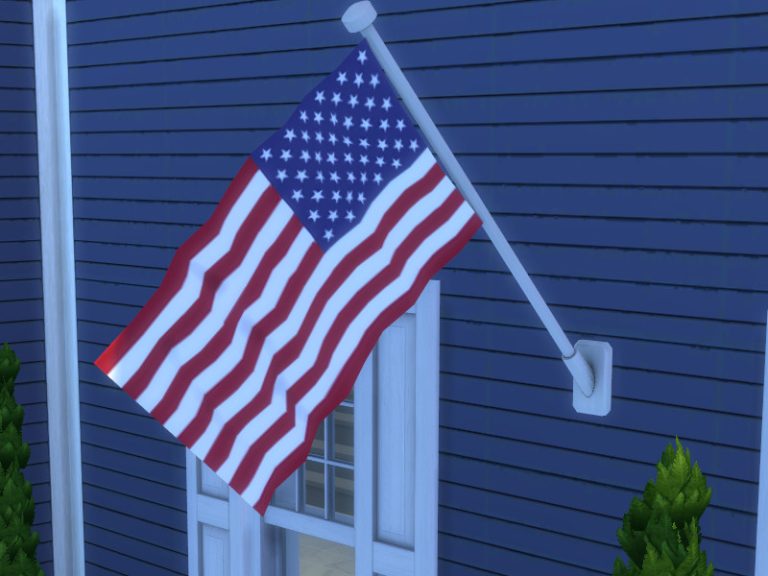 American Flag (MESH NEEDED) (FIXED) - The Sims 4 Catalog