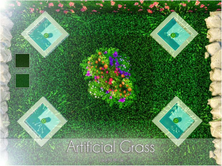 Artificial Grass - The Sims 4 Catalog