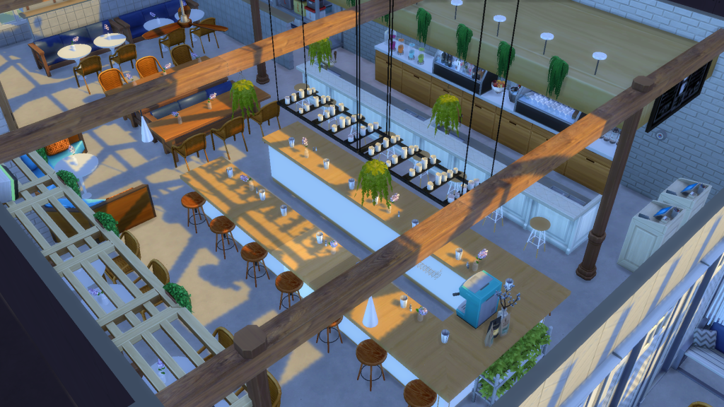 The Butcher's Son - Boho Chic Brunch Restaurant (CC) - The Sims 4 Catalog
