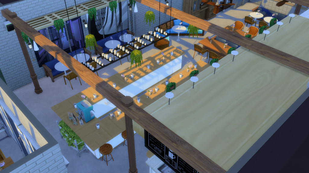 The Butcher's Son - Boho Chic Brunch Restaurant (CC) - The Sims 4 Catalog