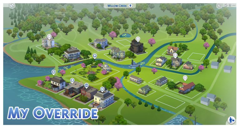 Willow Creek Map Override - The Sims 4 Catalog