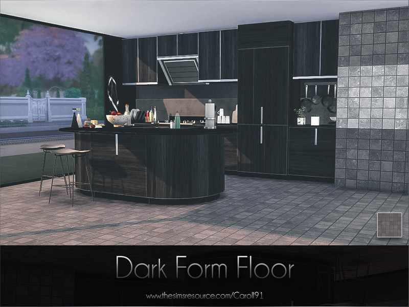 Dark Form Floor - The Sims 4 Catalog