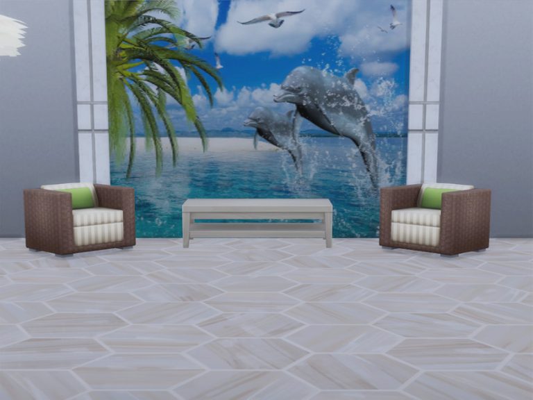 Dolphin Mural - The Sims 4 Catalog