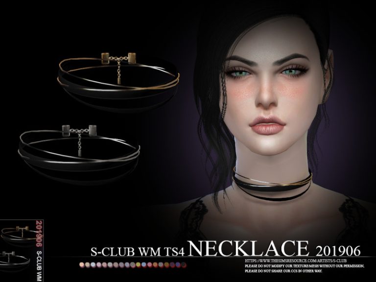 S-Club ts4 WM Necklace 201906 - The Sims 4 Catalog
