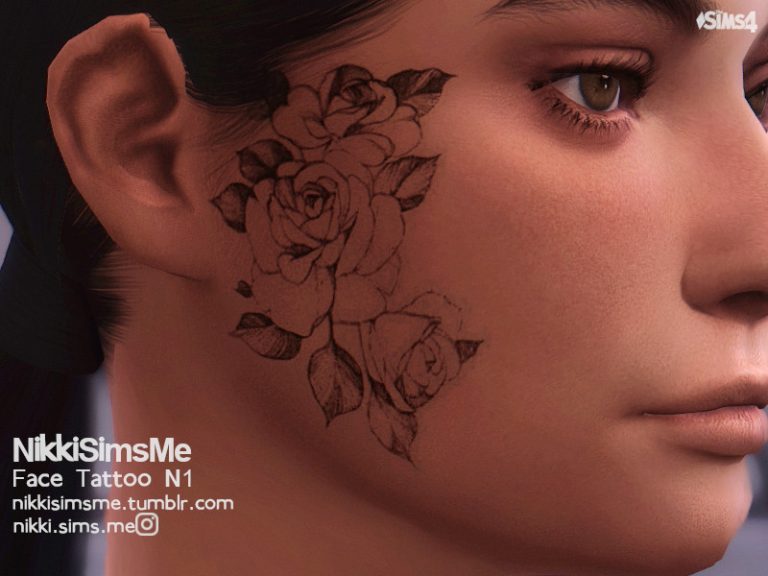 Face Tattoo N1 - The Sims 4 Catalog
