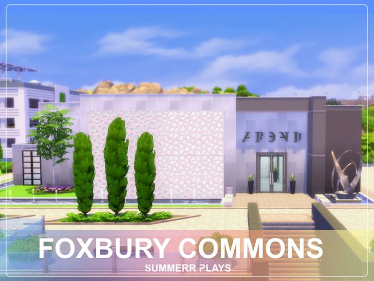 Foxbury Commons - The Sims 4 Catalog