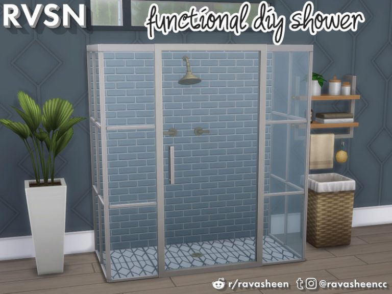 Keep It Clean DIY Shower Set - The Sims 4 Catalog