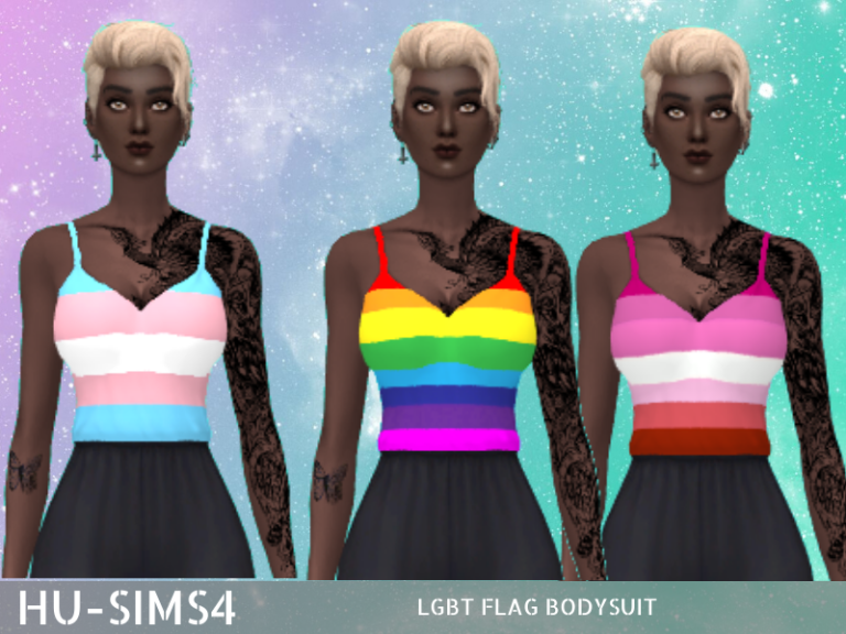 LGBT Bodysuit - The Sims 4 Catalog