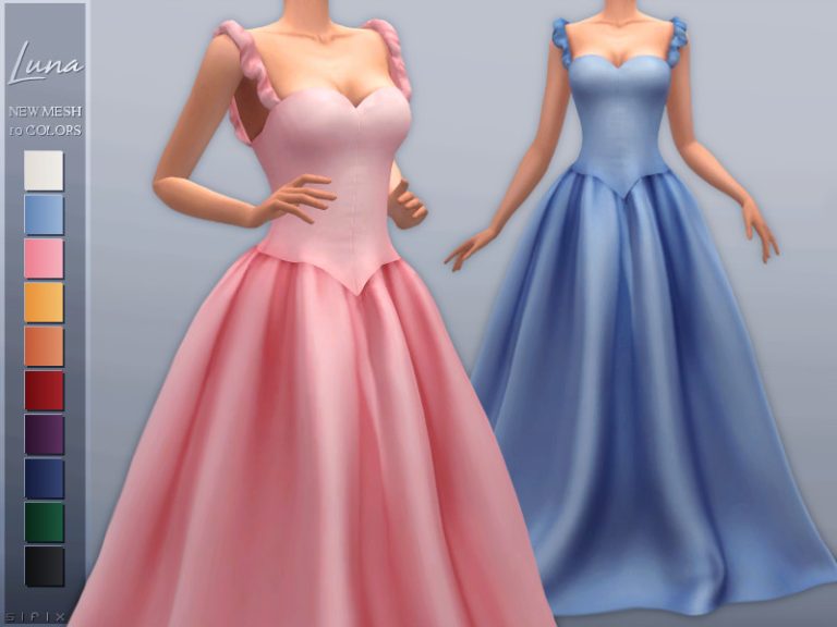 Luna Gown - The Sims 4 Catalog